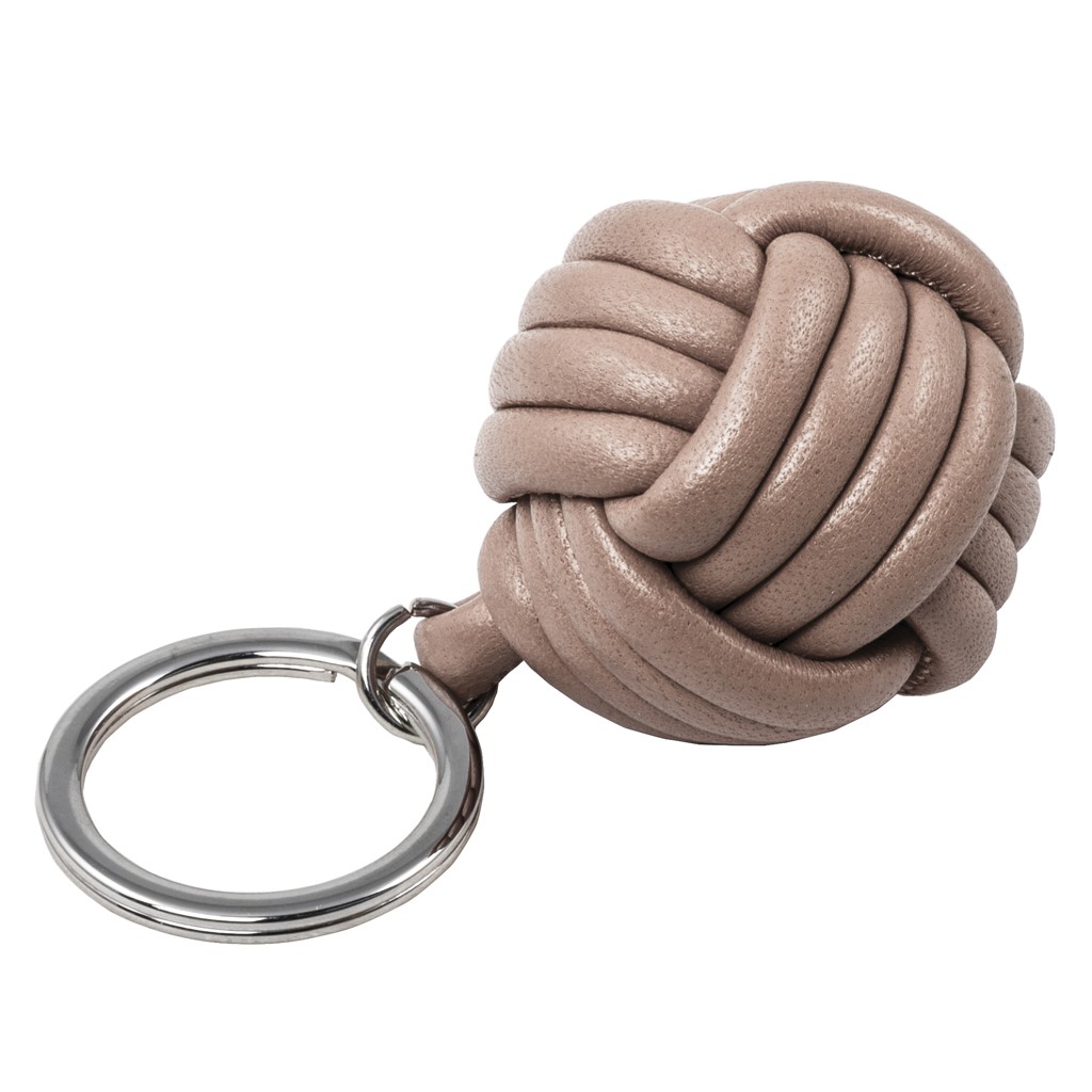 GIOBAGNARA · Venice Shop · Leather Keyring in Nappa leather - Nodo ...