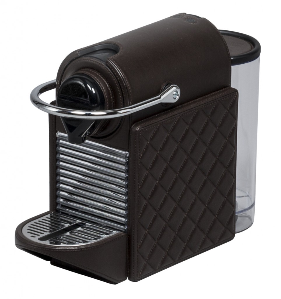 GIOBAGNARA · Venice Shop · Pixie Nespresso Machine covered in leather ...